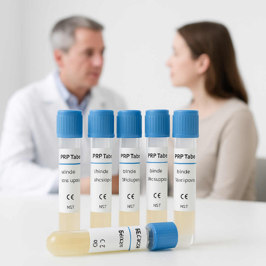 PRP buisjes voor PRP haar behandeling